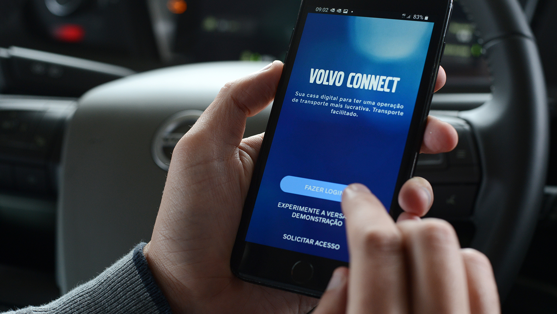 Volvo Connect amplia a conectividade dos caminhões