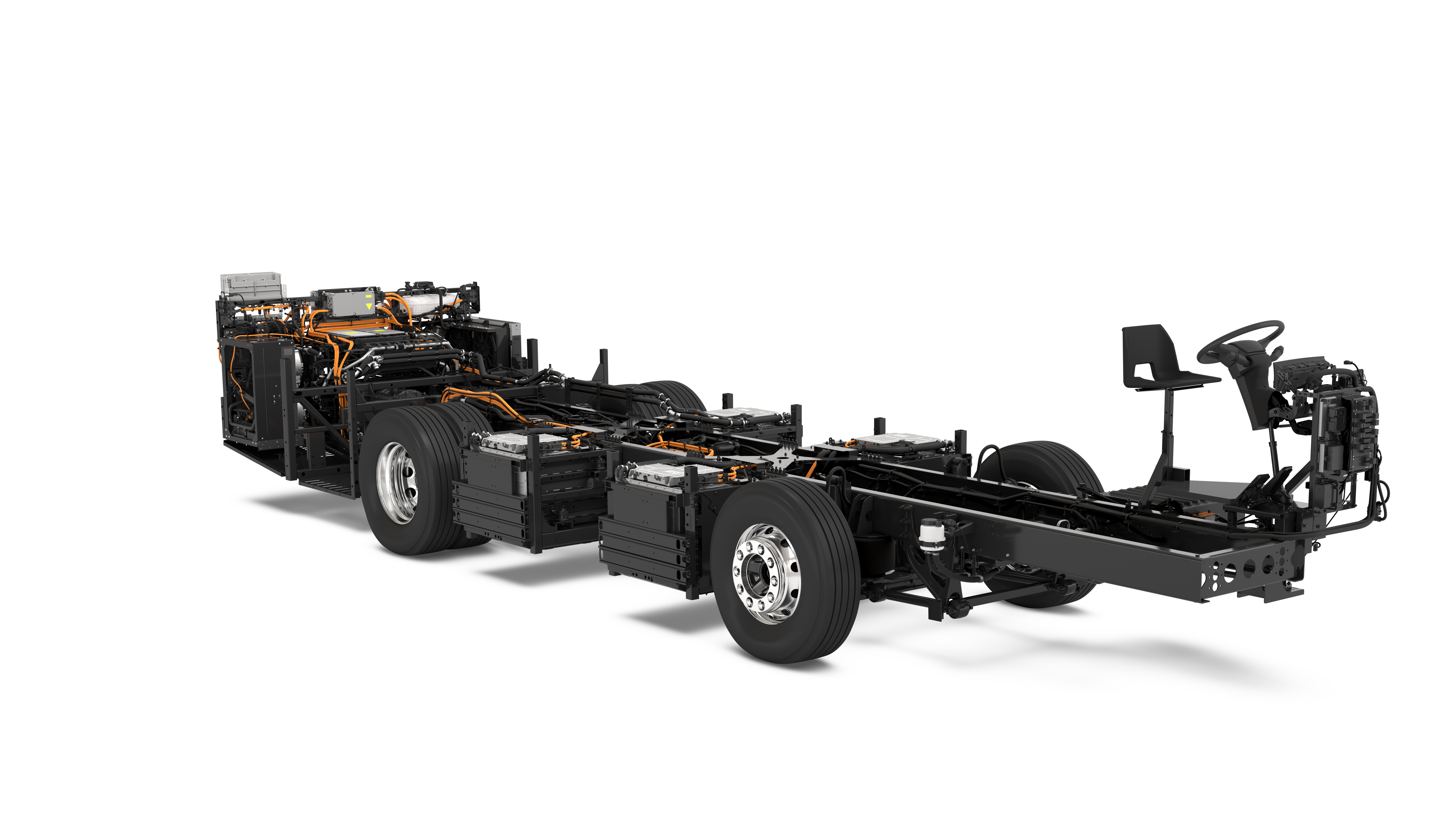 Volvo lança no Brasil o BZR, chassi de ônibus elétrico versátil