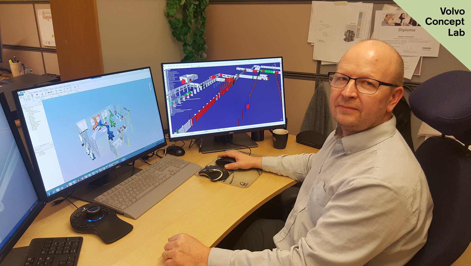 Virtual twin plant shorten lead times | Volvo Group