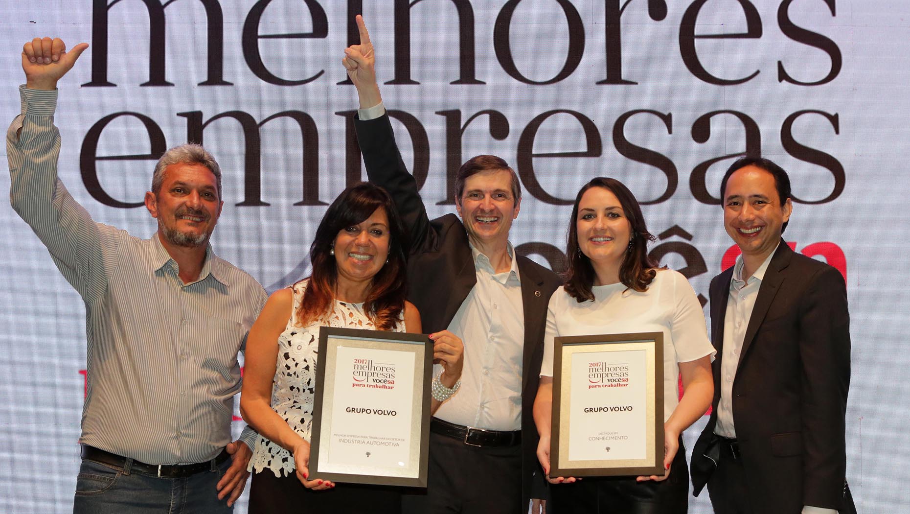 Volvo best place to work in Brazil