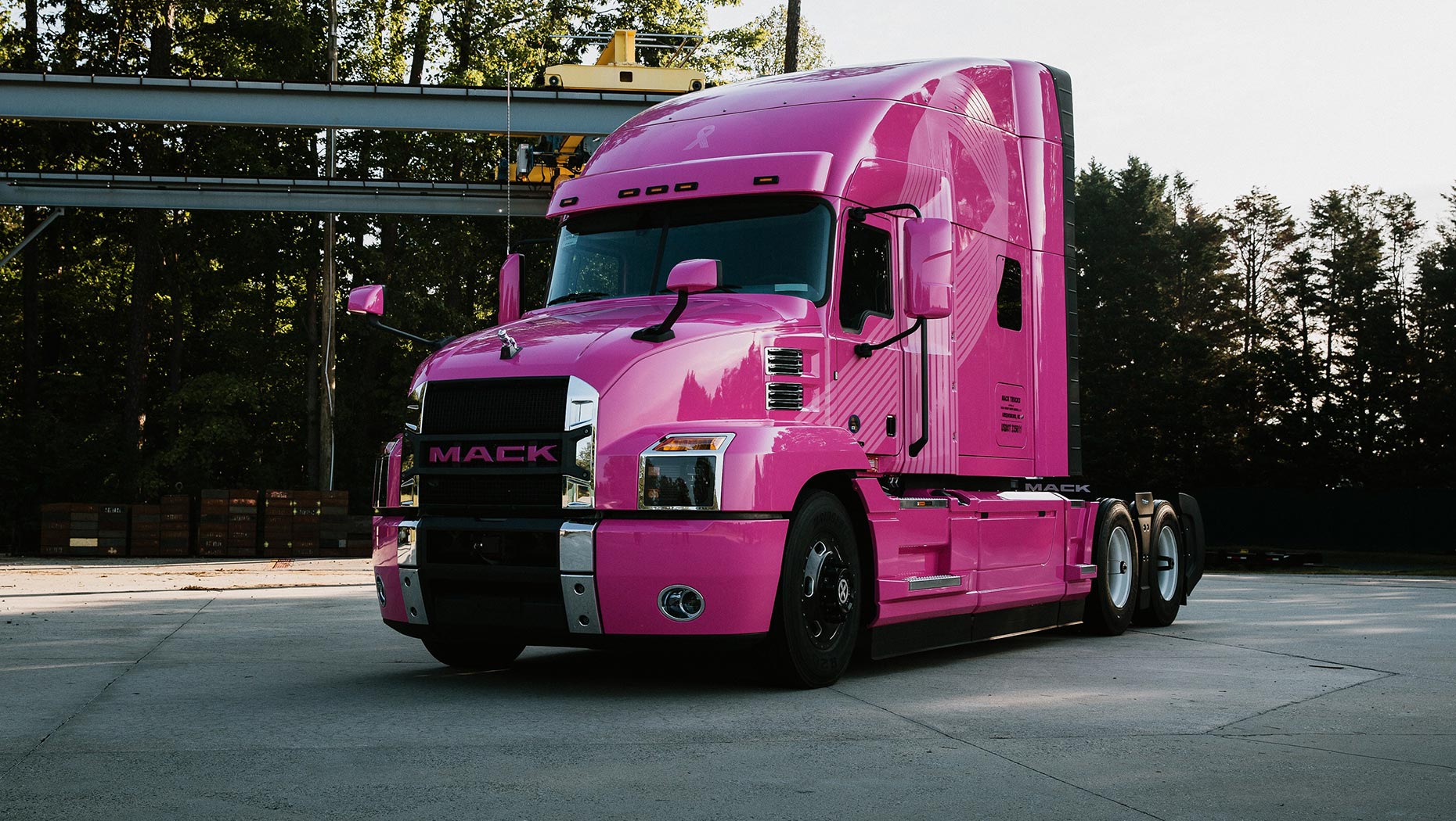 Mack Trucks Showcases Pink Mack Anthem® Model | Volvo Group