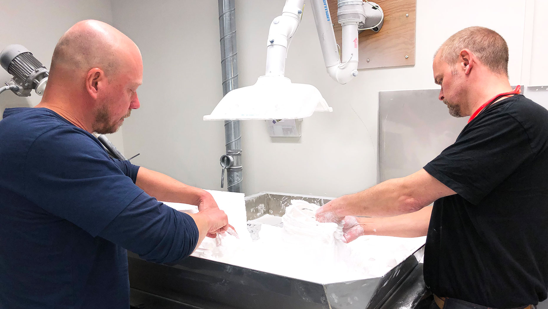 Volvo’s cab workshops making visors for healthcare | Volvo Group