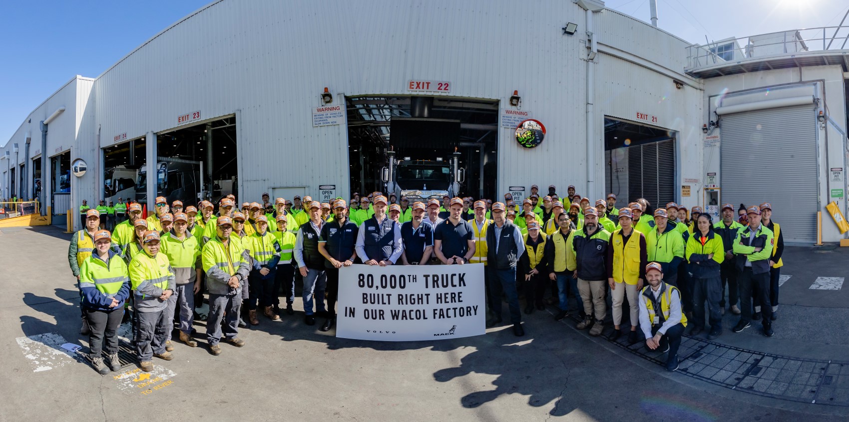 Volvo Group Australia delivered 80,000th Wacol-built truck to MLG