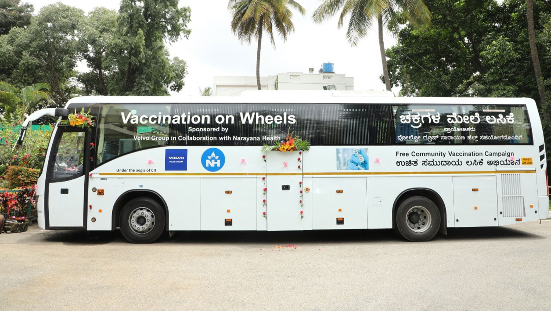 ‘Vaccination on Wheels’- Volvo Partners With Narayana Health