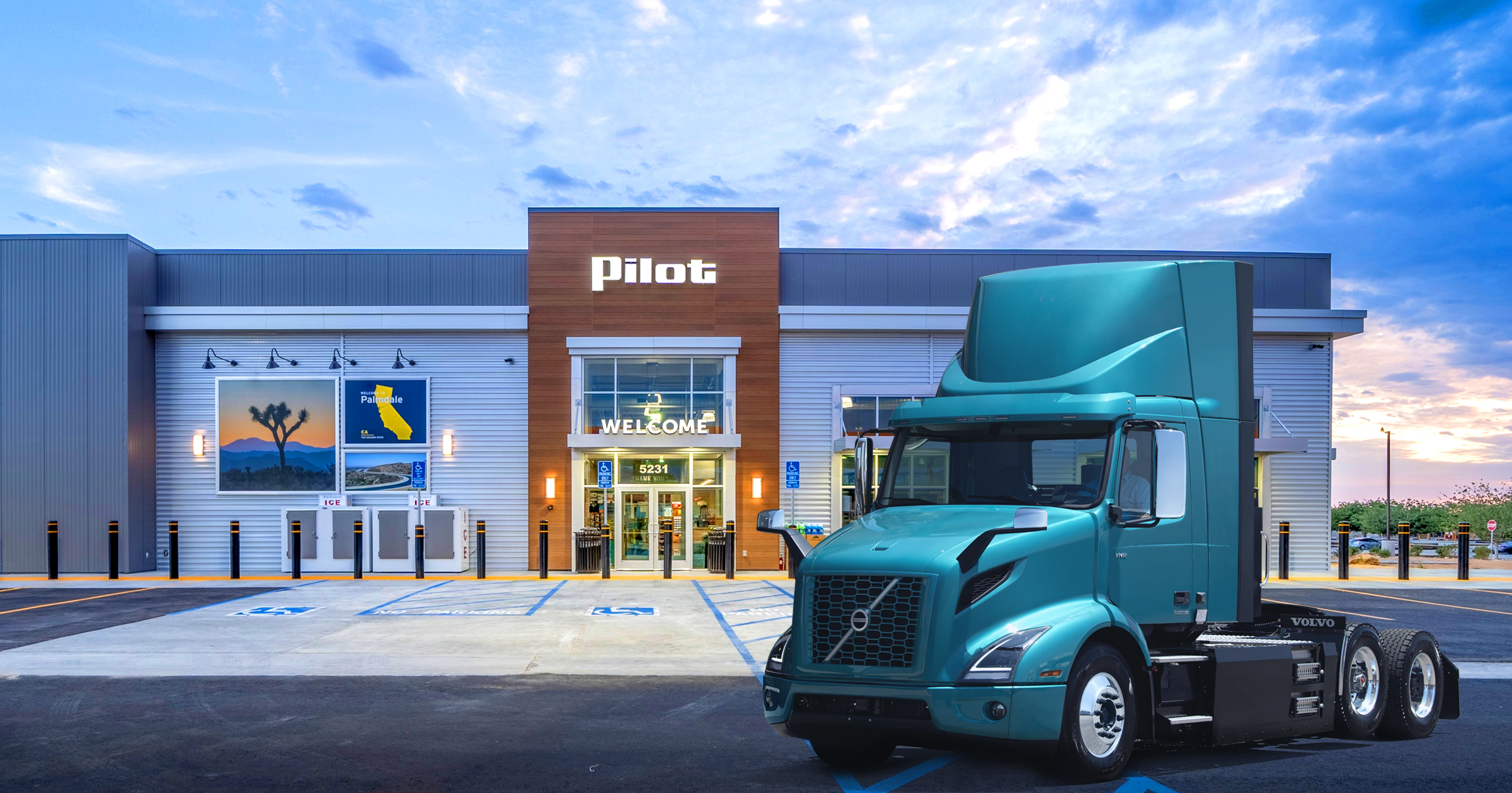 Volvo and Pilot Company partner to Build a National Public Heavy-Duty ...